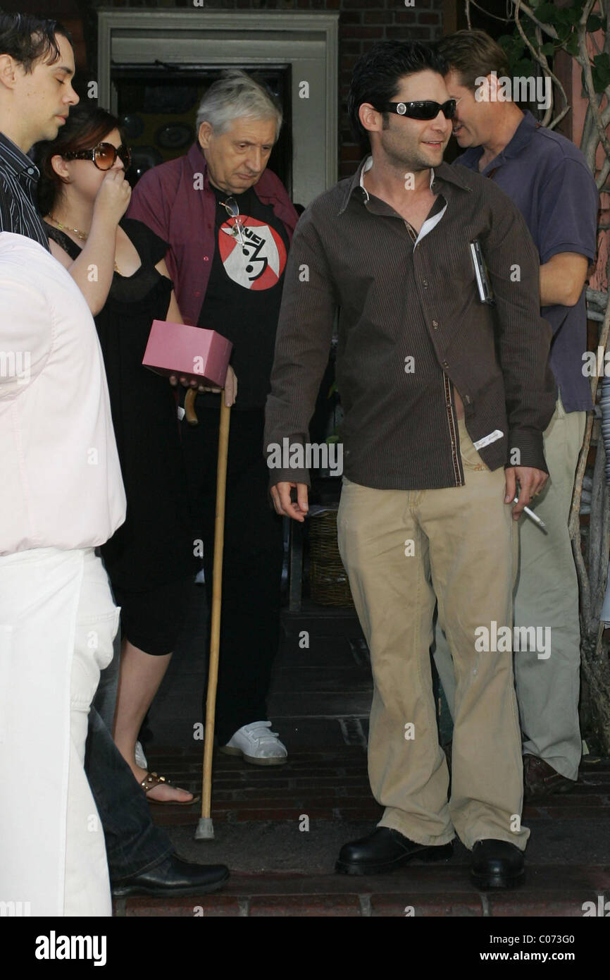 Corey Feldman arrives with friends at the Ivy for lunch Los Angeles ...