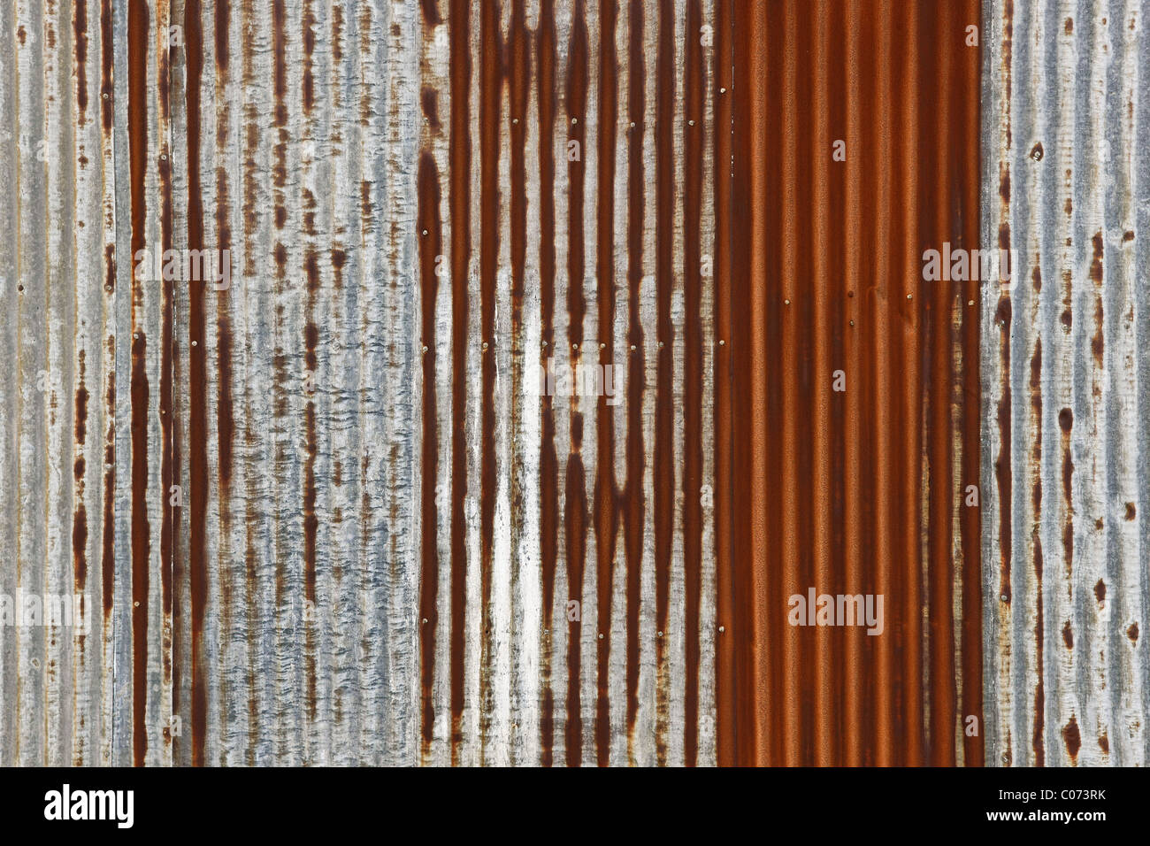 Rusted Corrugated Metal Texture