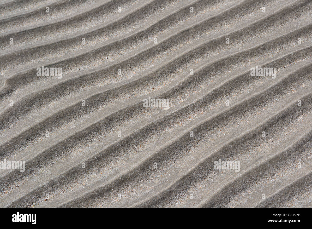 Ripples on a sandy beach make a symmetrical background Stock Photo - Alamy