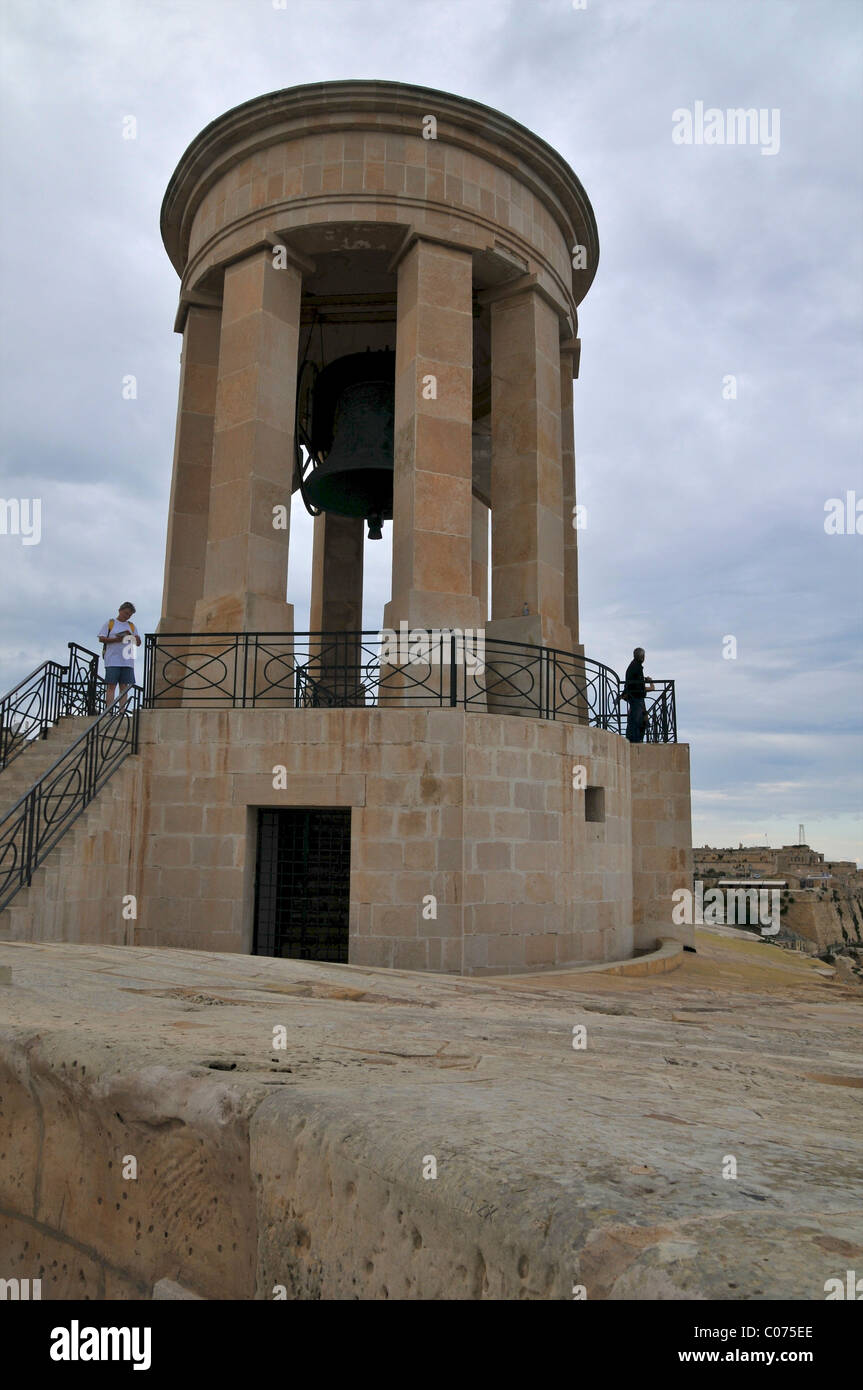 Siege Bell Tower, La Valletta, Malta. Lower Barracca Gardens St ...