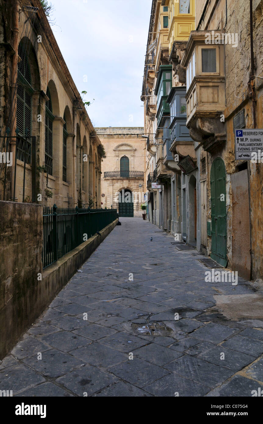 Streets in Valletta, Malta Stock Photo - Alamy