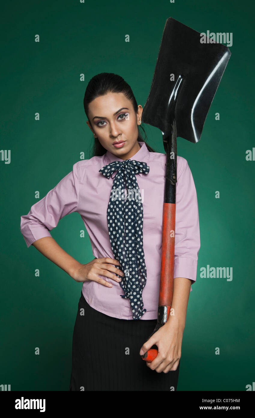 Indian hand shovel hi-res stock photography and images - Alamy