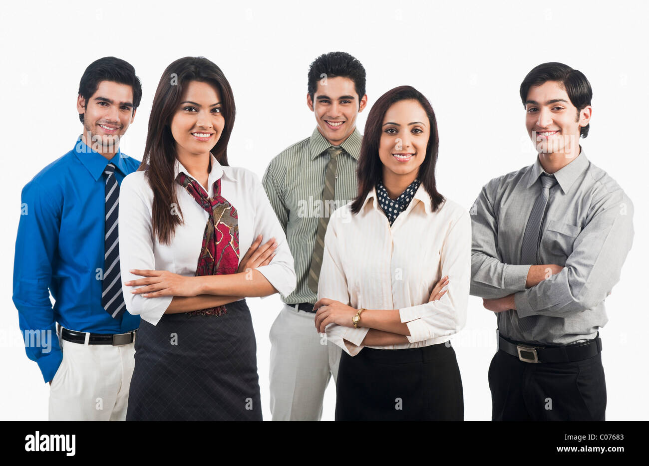 Portrait of business executives posing Stock Photo - Alamy