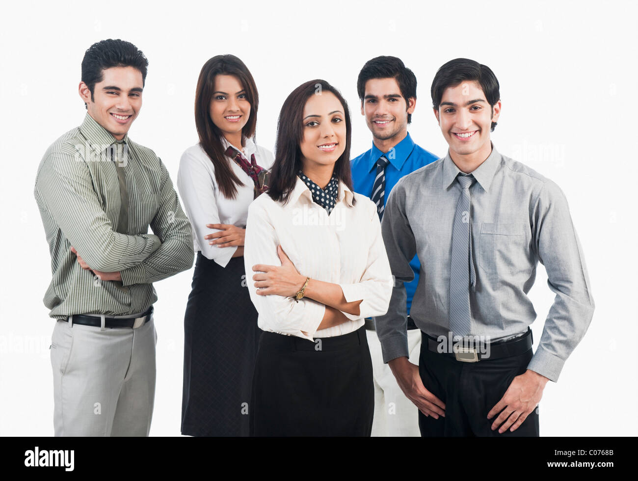 Portrait of business executives posing Stock Photo - Alamy