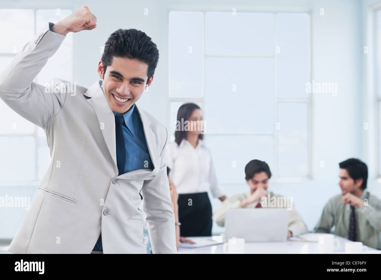 Indian woman laptop celebrating success hi-res stock photography and ...