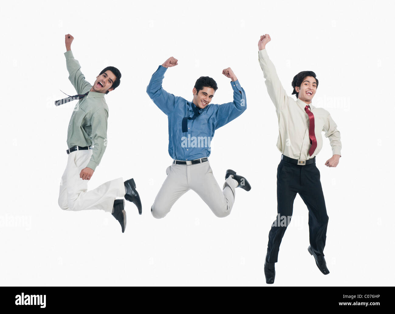 Business friends three Cut Out Stock Images & Pictures - Alamy