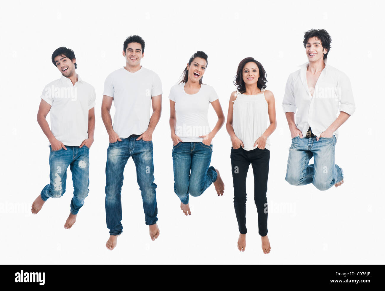 Studio shot woman having Cut Out Stock Images & Pictures - Alamy