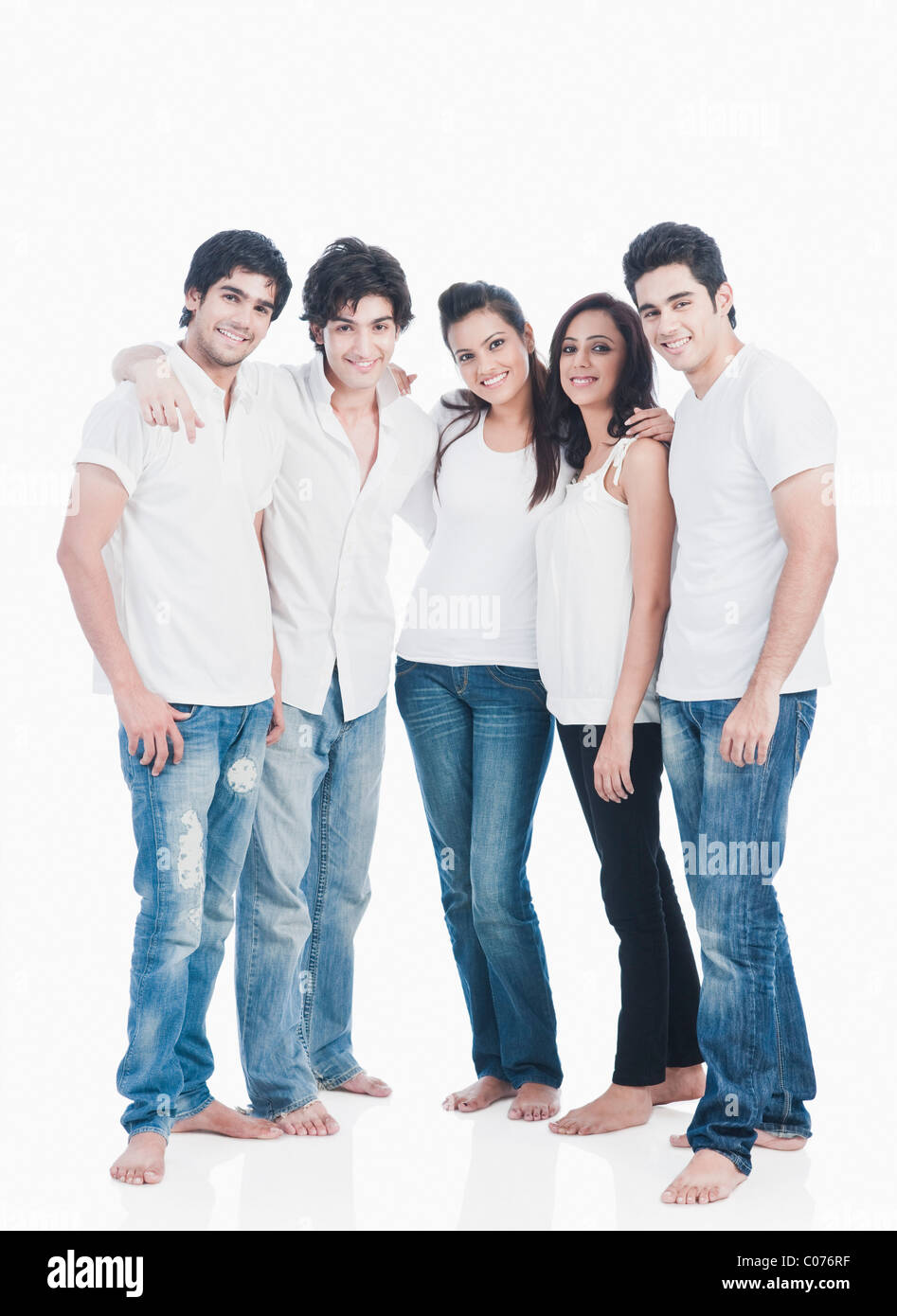 Female friends looking at view Cut Out Stock Images & Pictures - Alamy