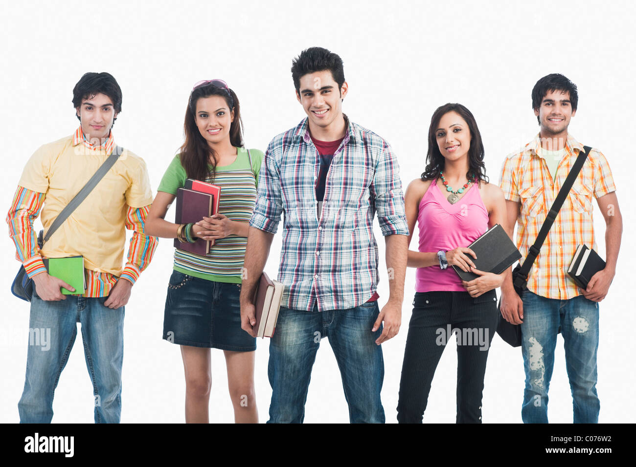 Portrait of college students having fun Stock Photo - Alamy