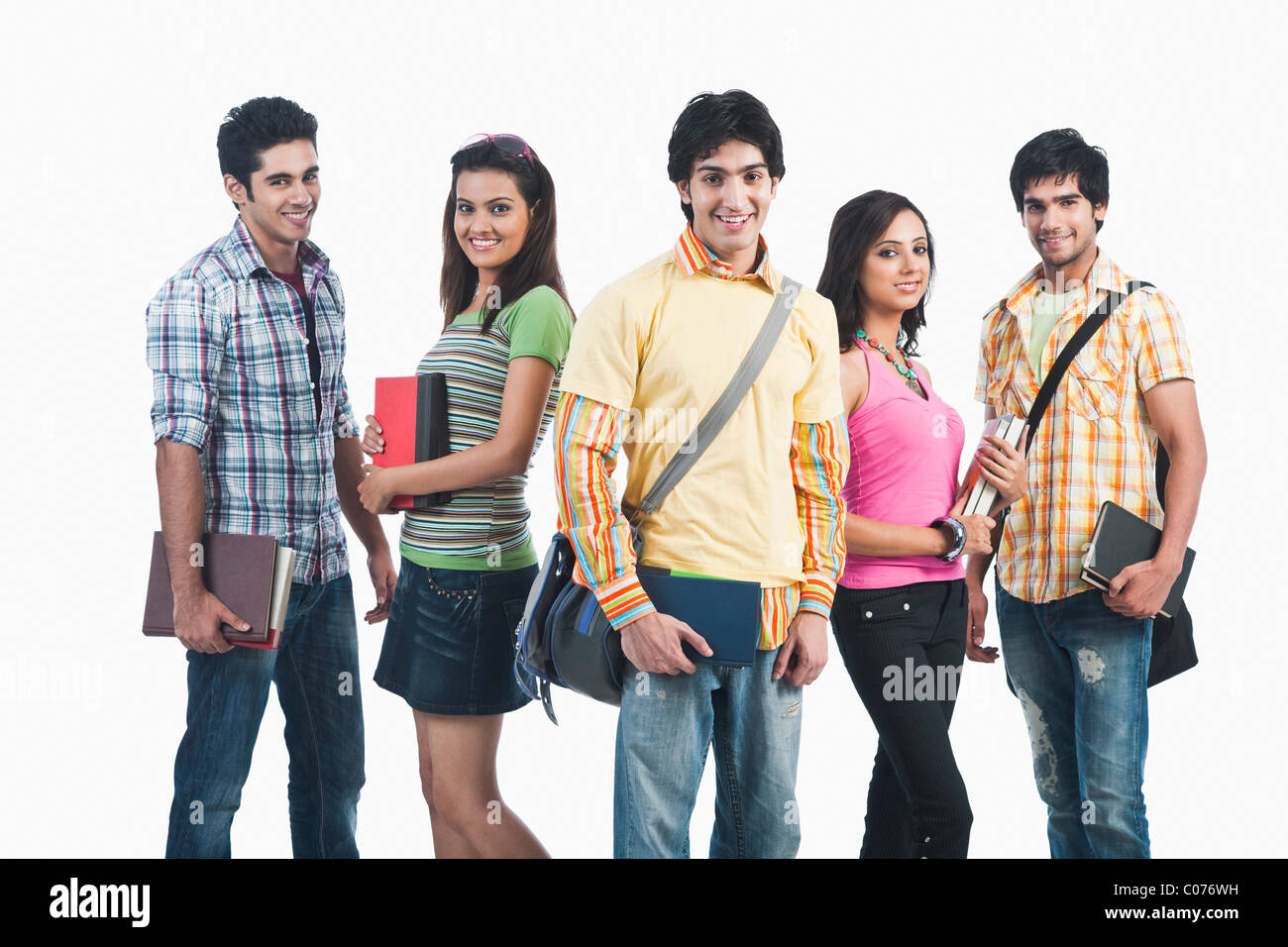 Portrait of college students having fun Stock Photo - Alamy