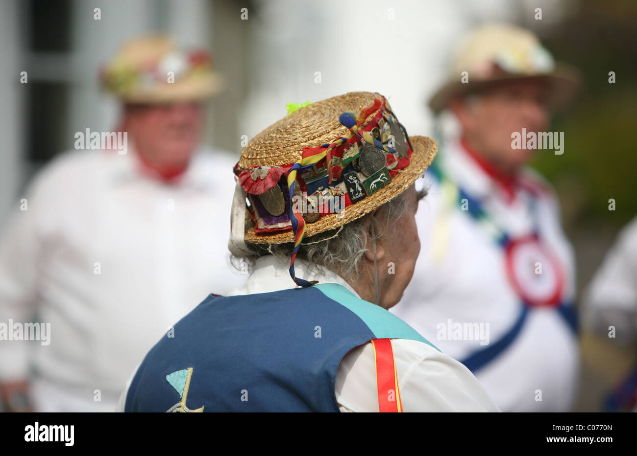 A morris dancer in traditional costume Stock Photo - Alamy