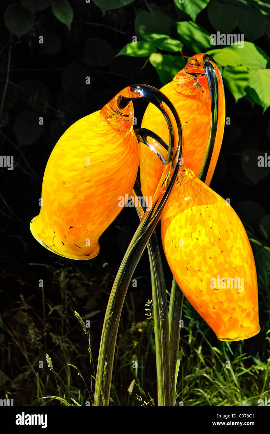 Glass objects by Peter Kaspar, Country Garden Exhibition in Rosenheim ...