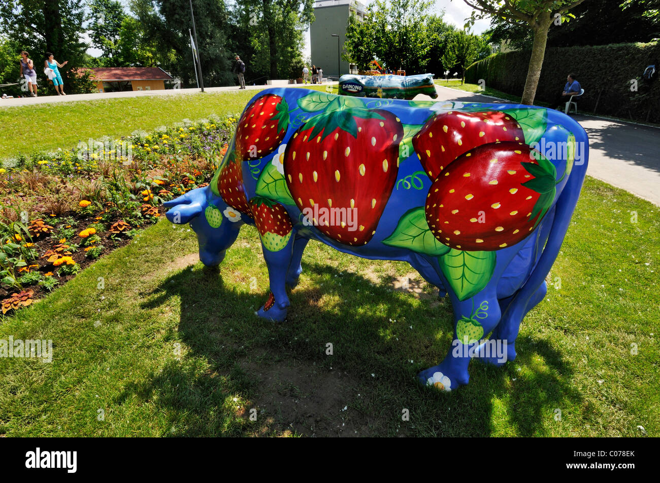 Danone art cows, Country Garden Exhibition in Rosenheim, Bavaria ...