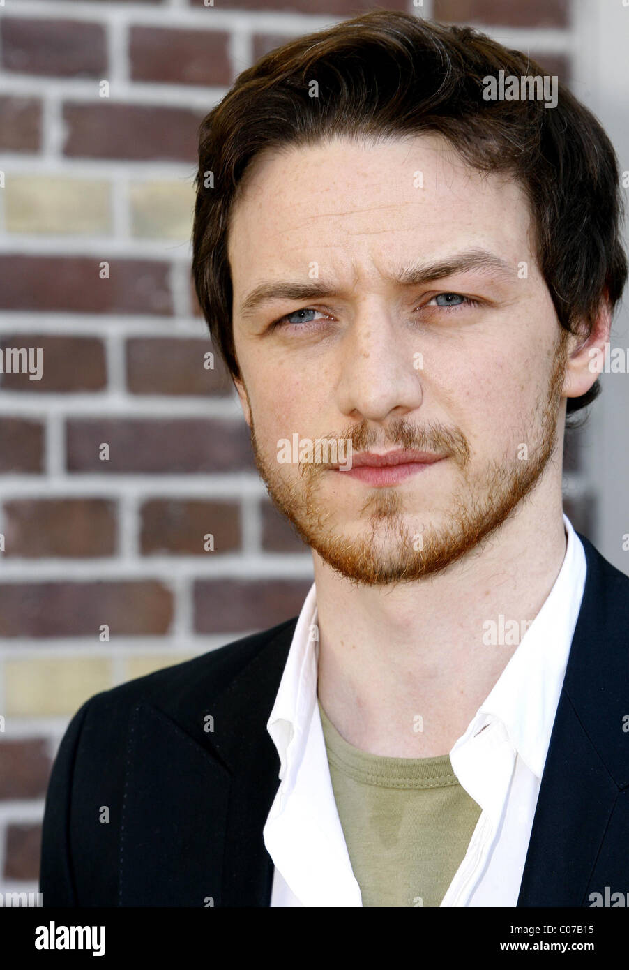 James McAvoy attending a photocall for the film 'Atonement' at the ...