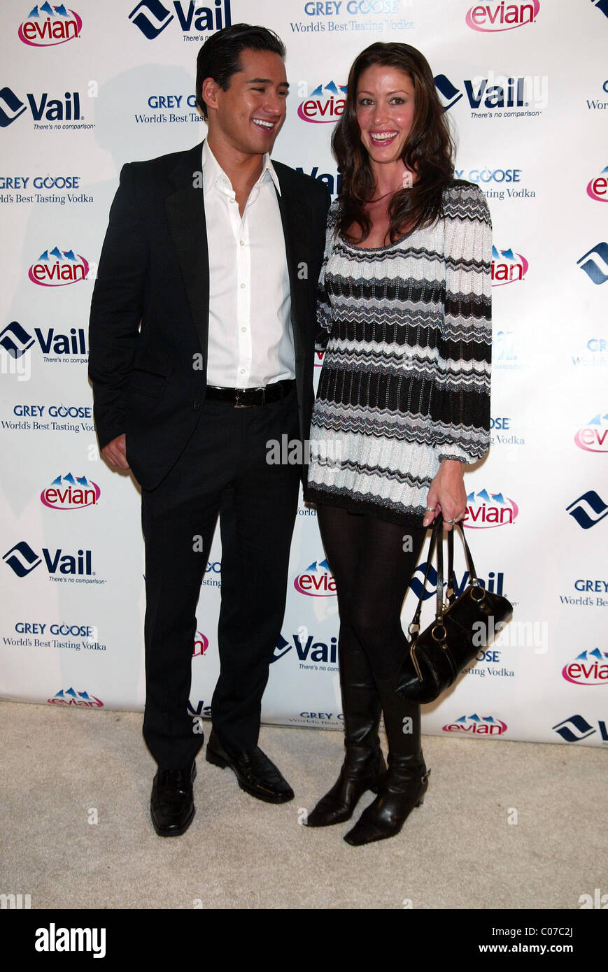 Mario Lopez and Shannon Elizabeth attending the Vail Resorts Hold'Em ...