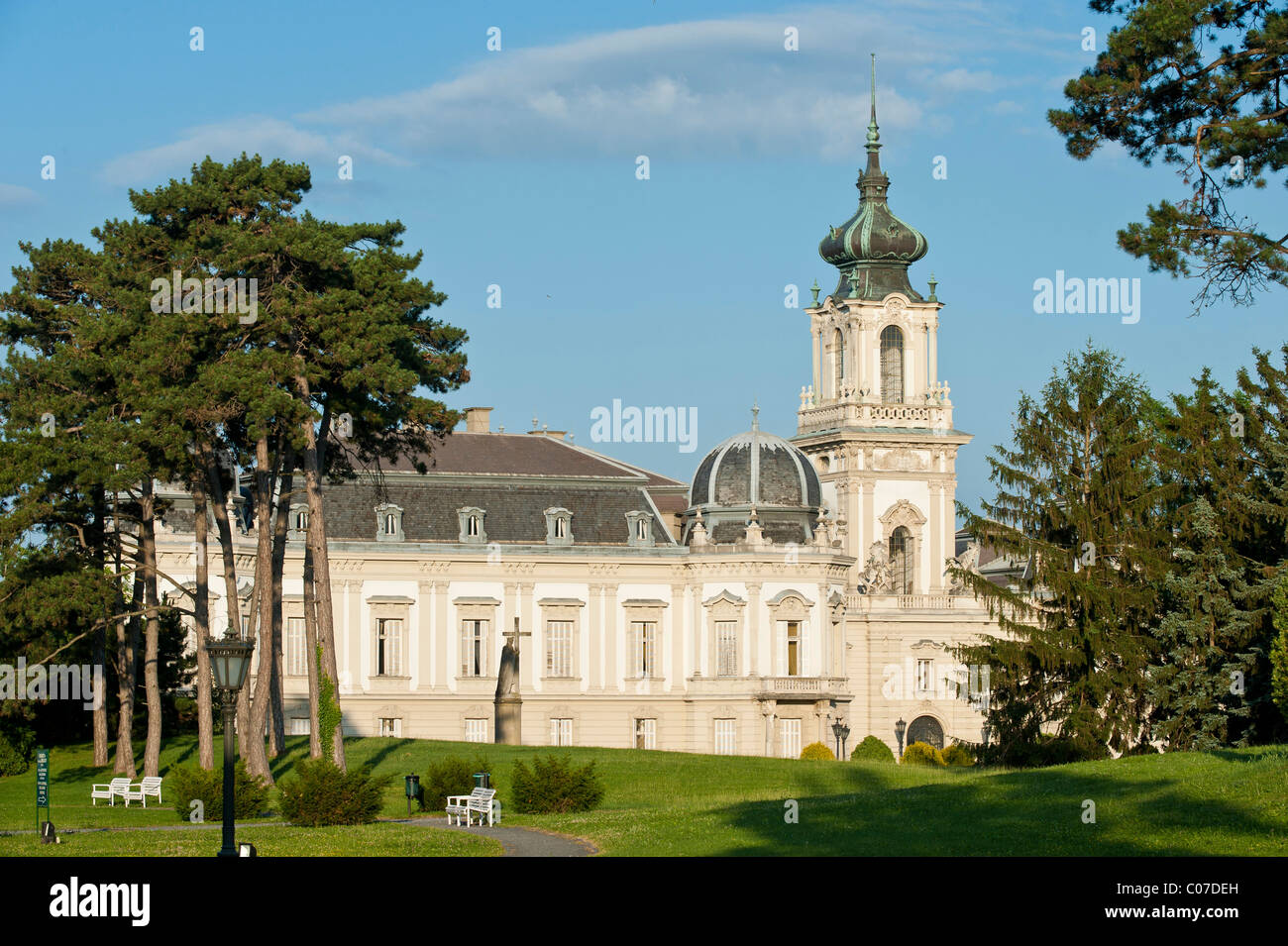 Baroque castle, Festetics kasteely, Keszthely, Hungary, Europe Stock ...