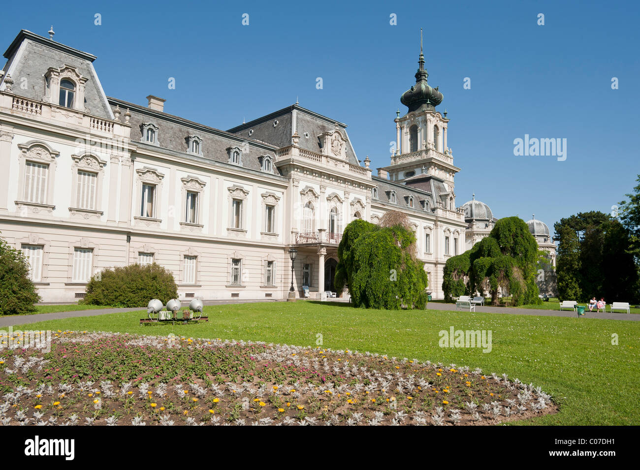 Baroque castle, Festetics kasteely, Keszthely, Hungary, Europe Stock ...
