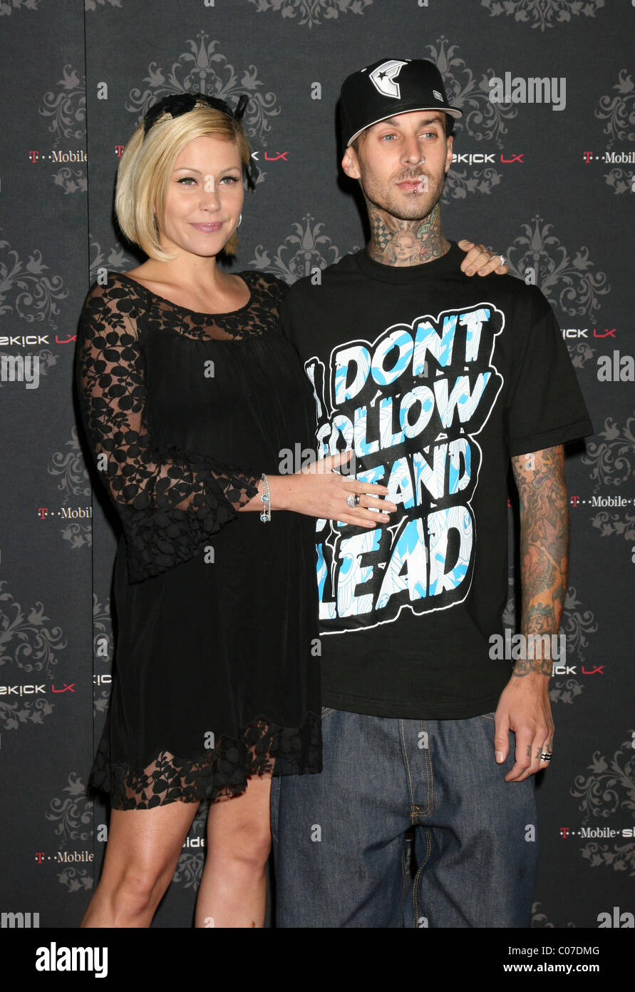 Travis barker moakler hi-res stock photography and images - Alamy