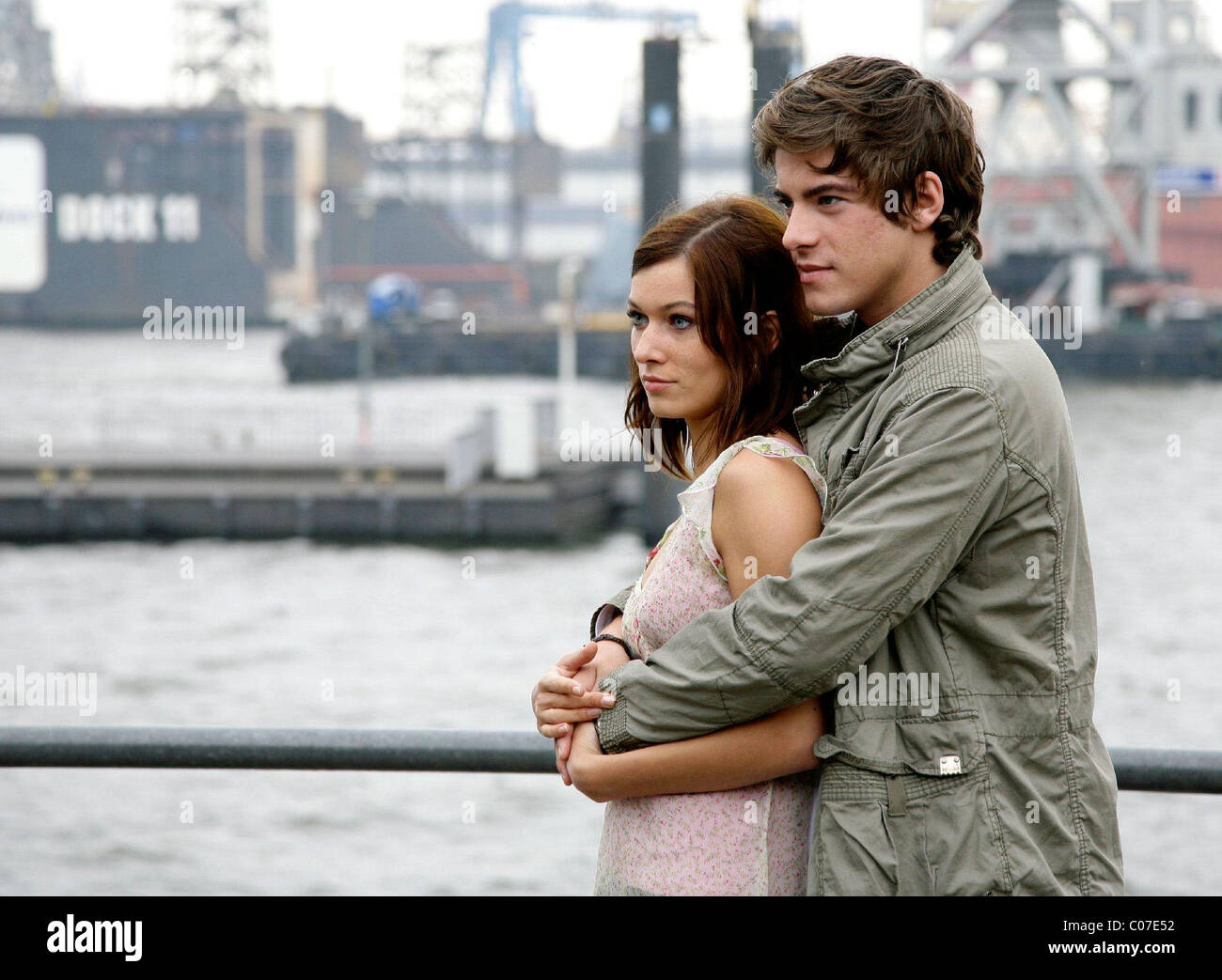Sylta Fee Wegmann,Philipp Danne, Photocall on the set of German TV ...