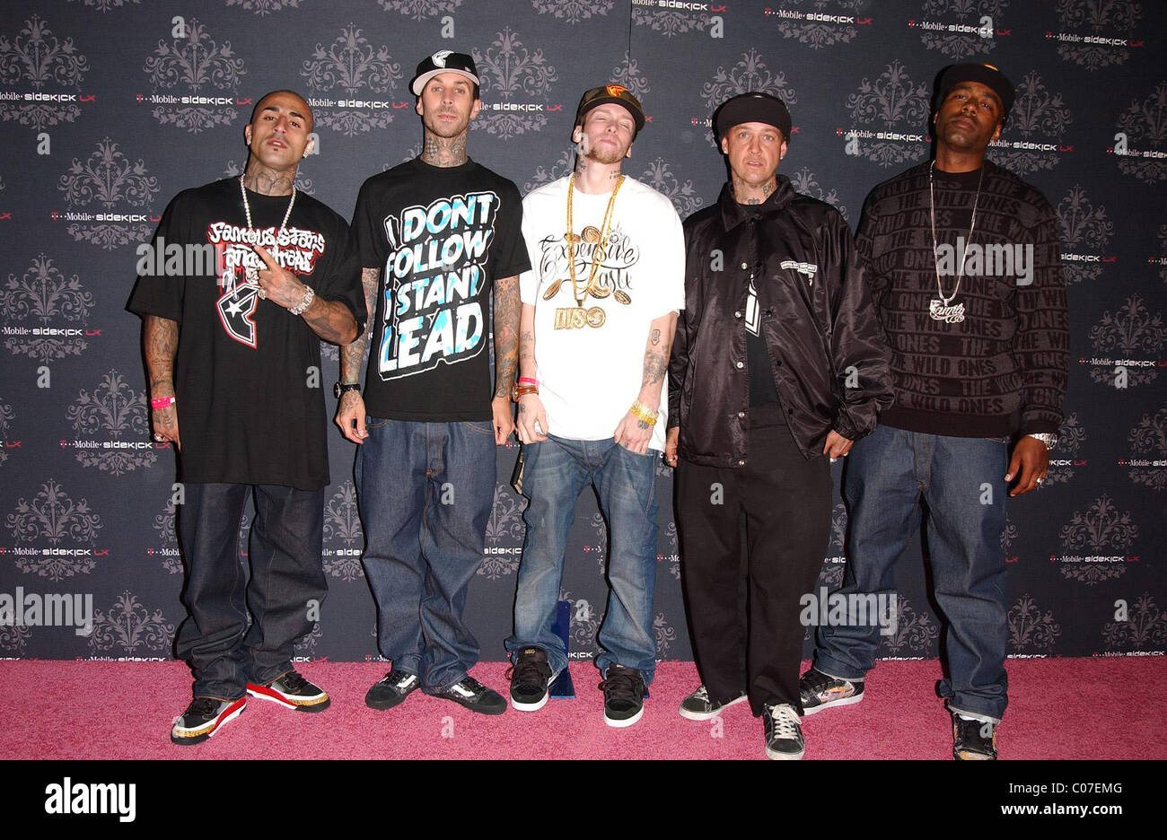 Travis Barker and guests T-Mobile Sidekick LX Launch Event held at The ...