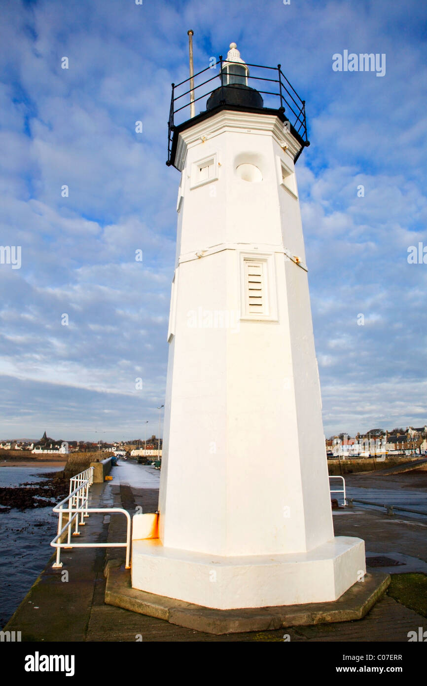 Lighthouse at the Harbour Anstruther Fife Scotland Stock Photo - Alamy