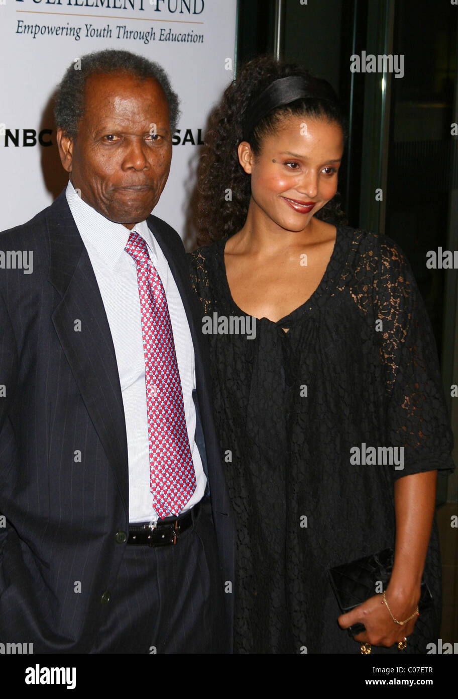 Sidney poitier tamiia poitier stars hi-res stock photography and images ...