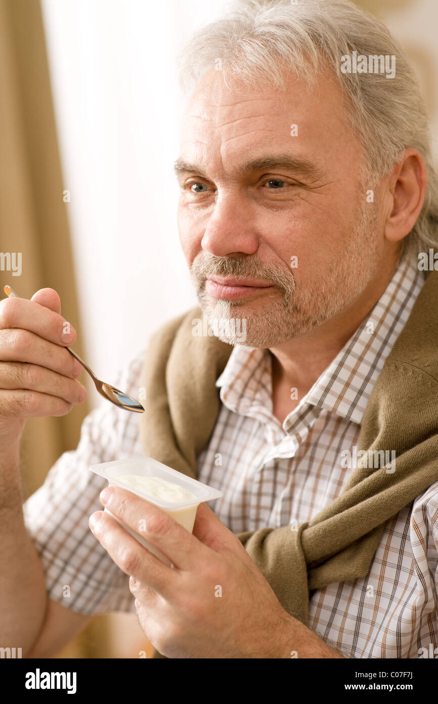 Man yogurt hi-res stock photography and images - Alamy