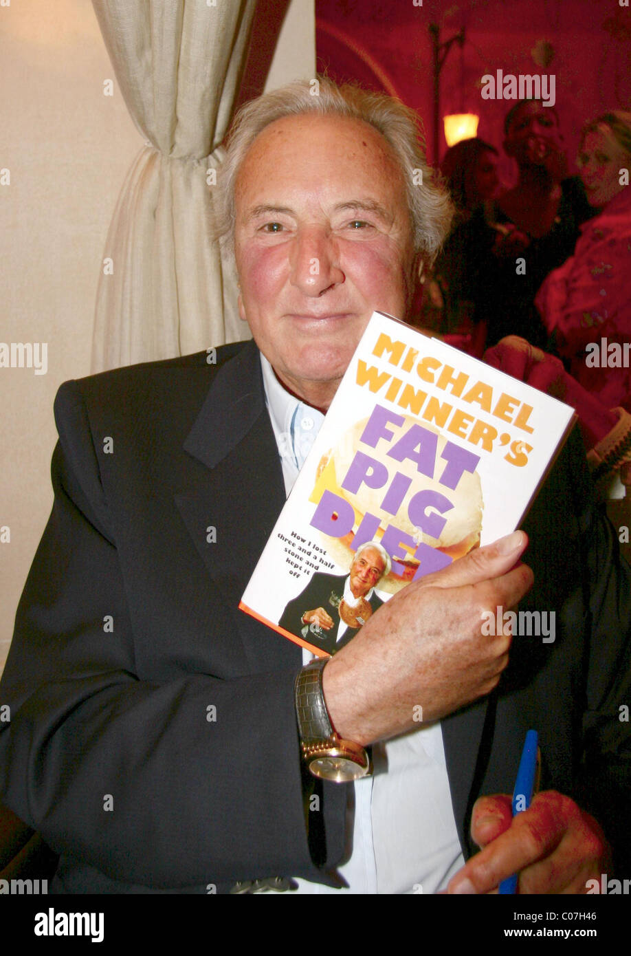 Michael Winner Michael Winner throws a party to launch his new book ...