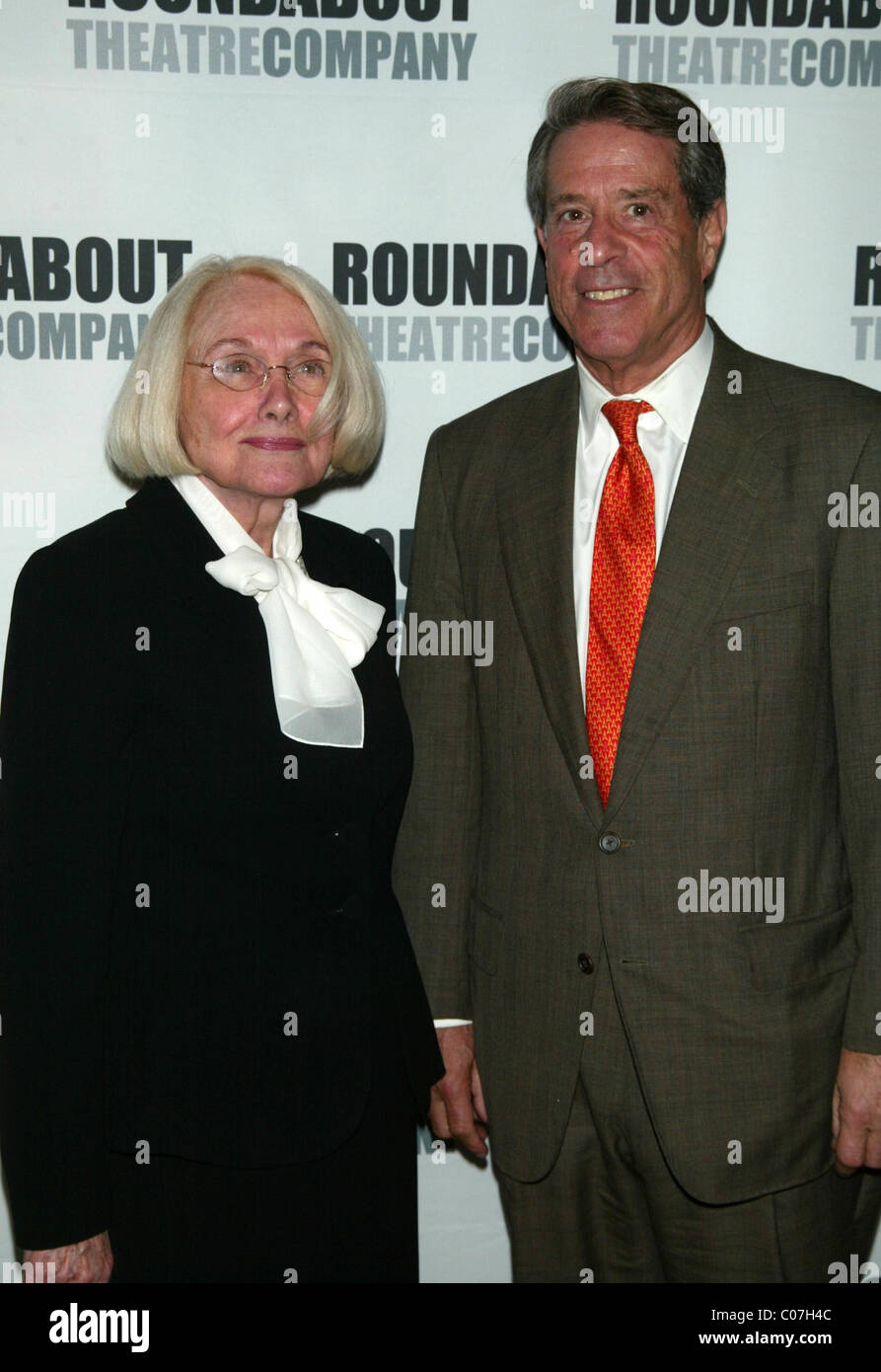 Laura Pels and guest Opening night of the Roundabout Theater Off ...