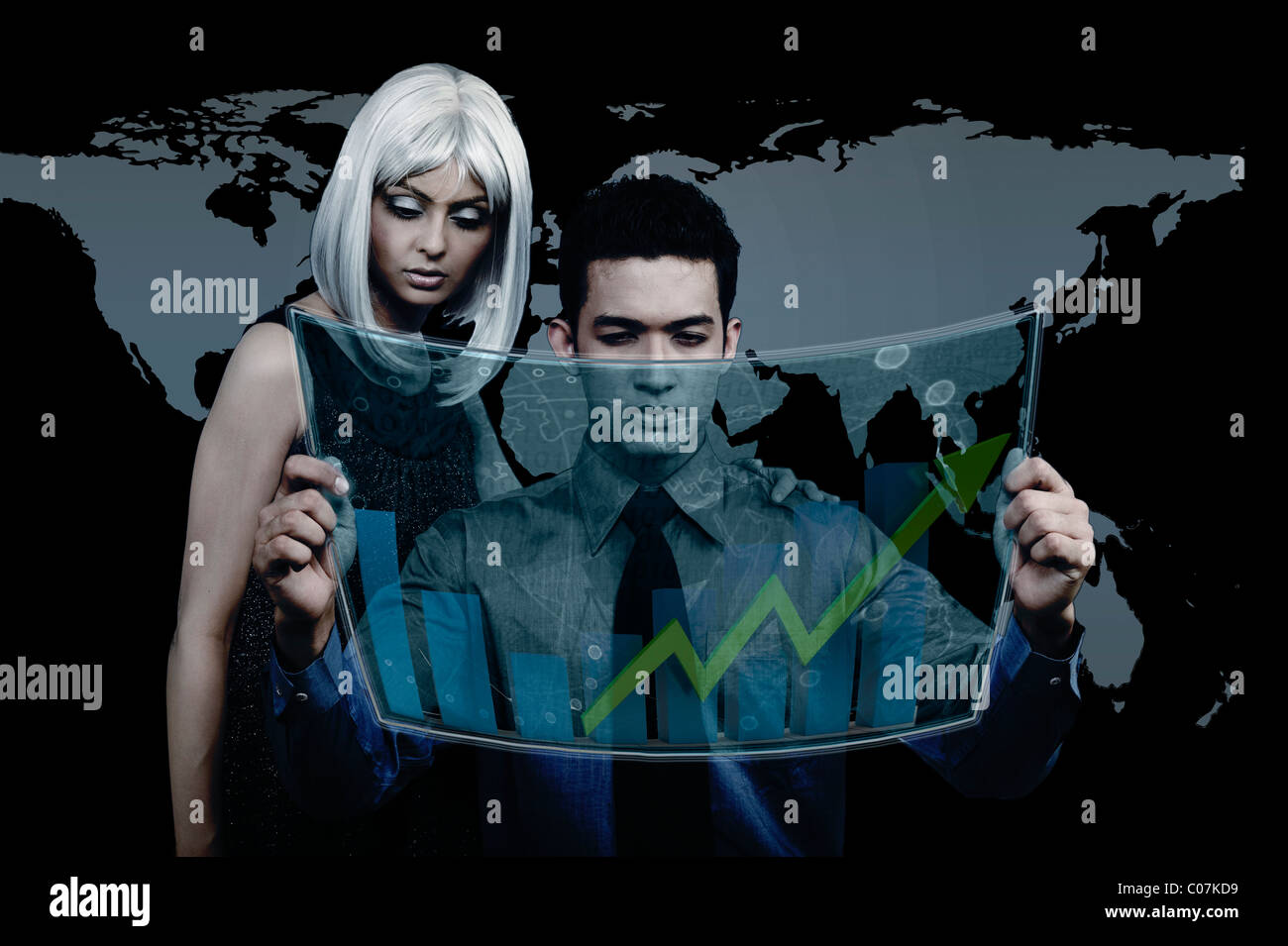 Market graph hi-res stock photography and images - Alamy