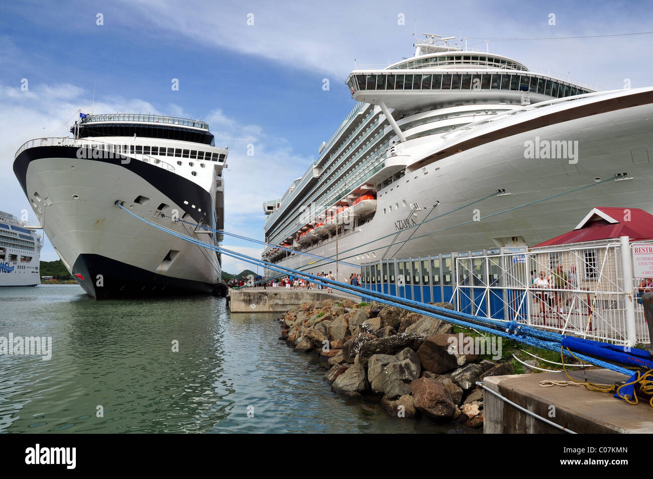 CRUISE SHIPS ANTIGUA Stock Photo - Alamy
