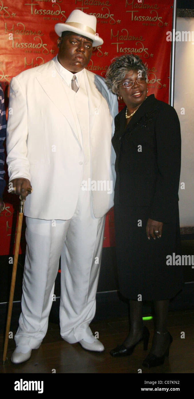 Biggie Smalls' mother Voletta Wallace Waxwork unveiling for the late ...