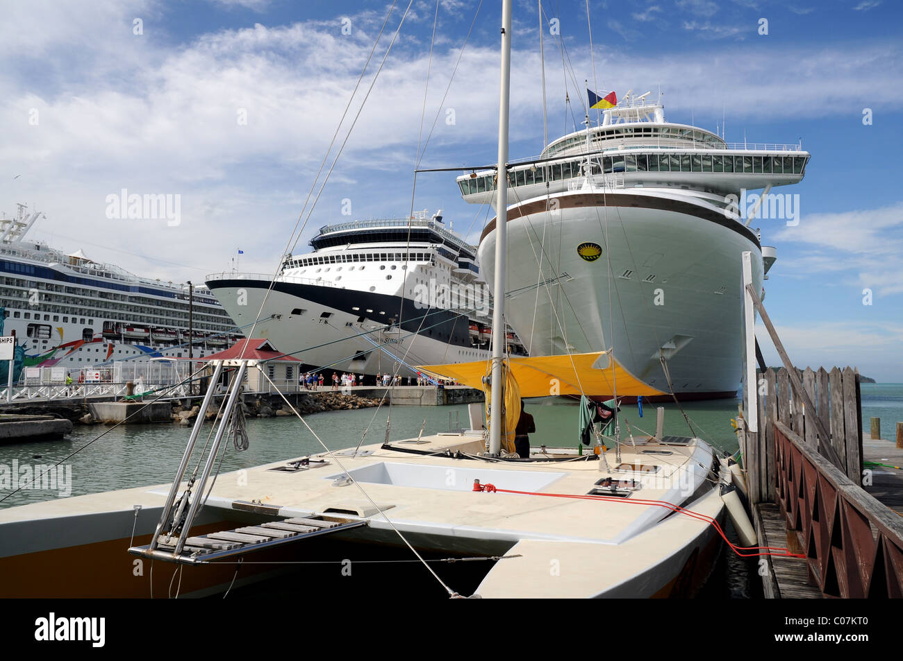 CRUISE SHIPS ANTIGUA Stock Photo - Alamy