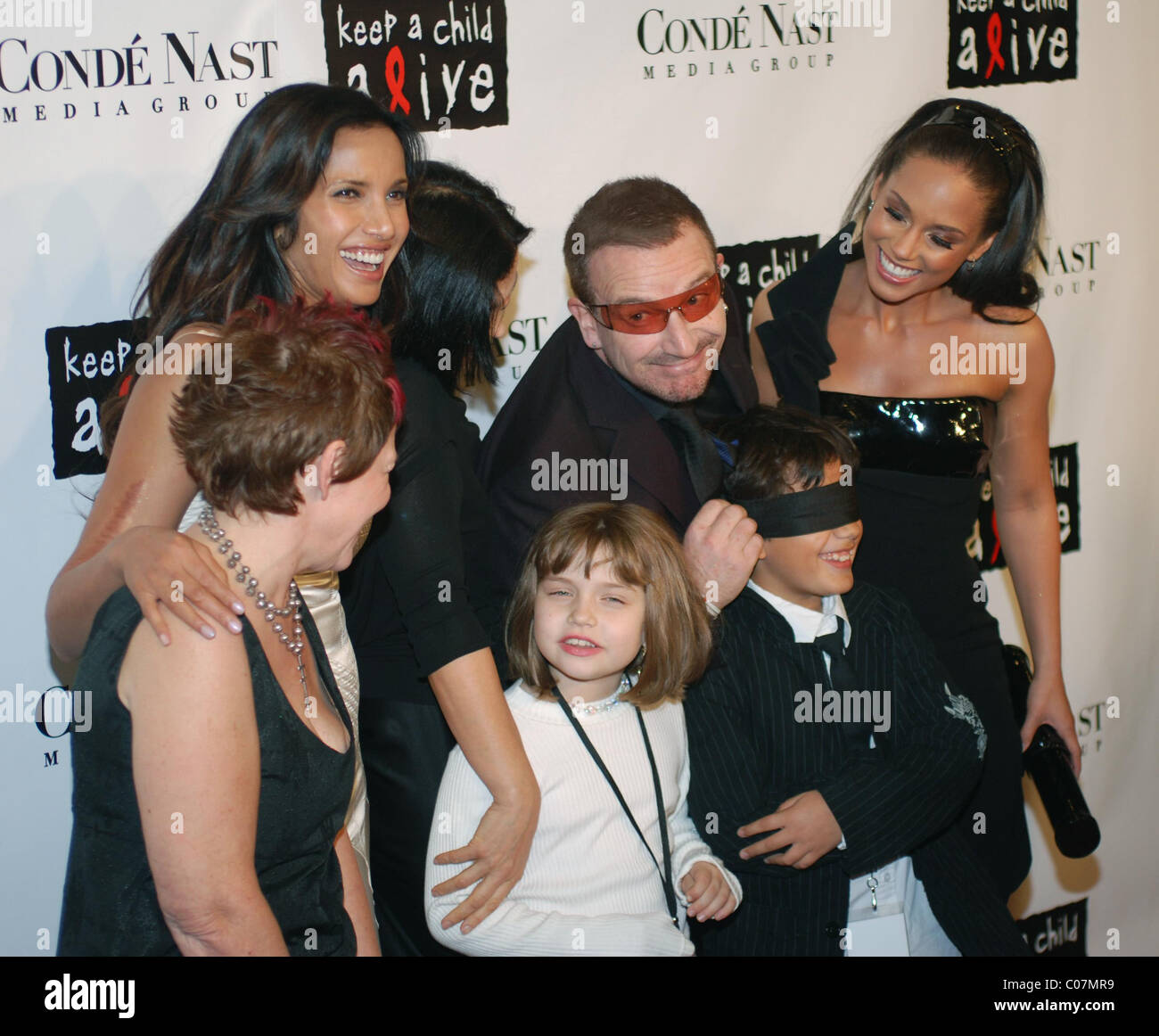Padma Lakshmi, Ali Hewson, Bono, Alicia Keys and Guests Conde Nast ...