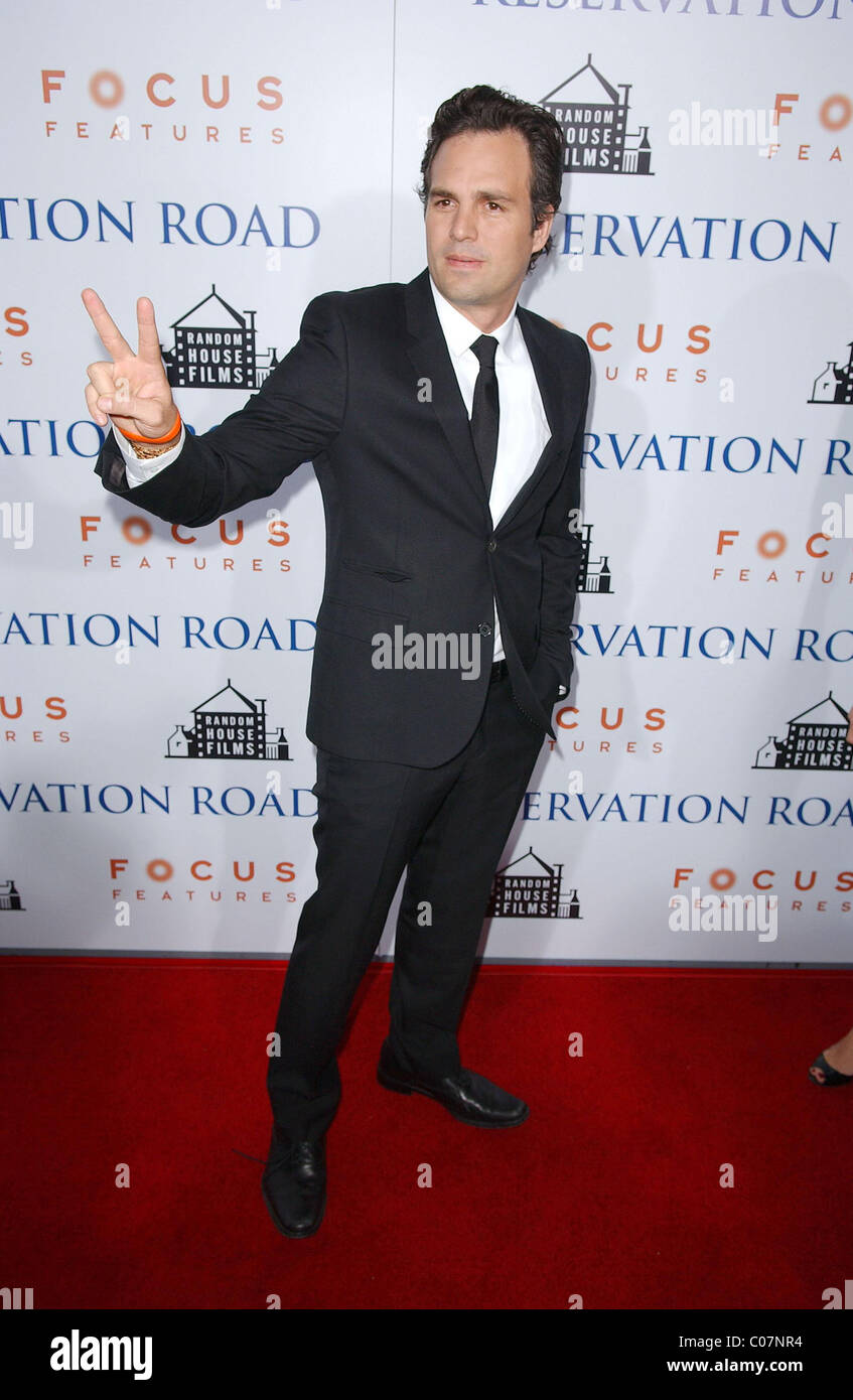 Mark Ruffalo Los Angeles Premiere of 'Reservation Road' at Samuel ...