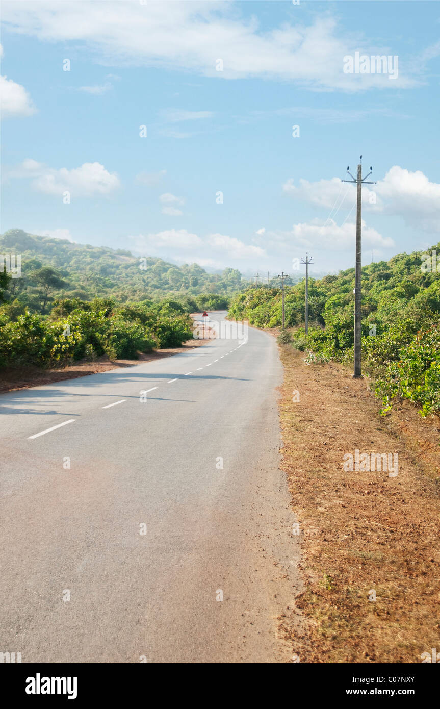 Road, Goa, India Stock Photo - Alamy