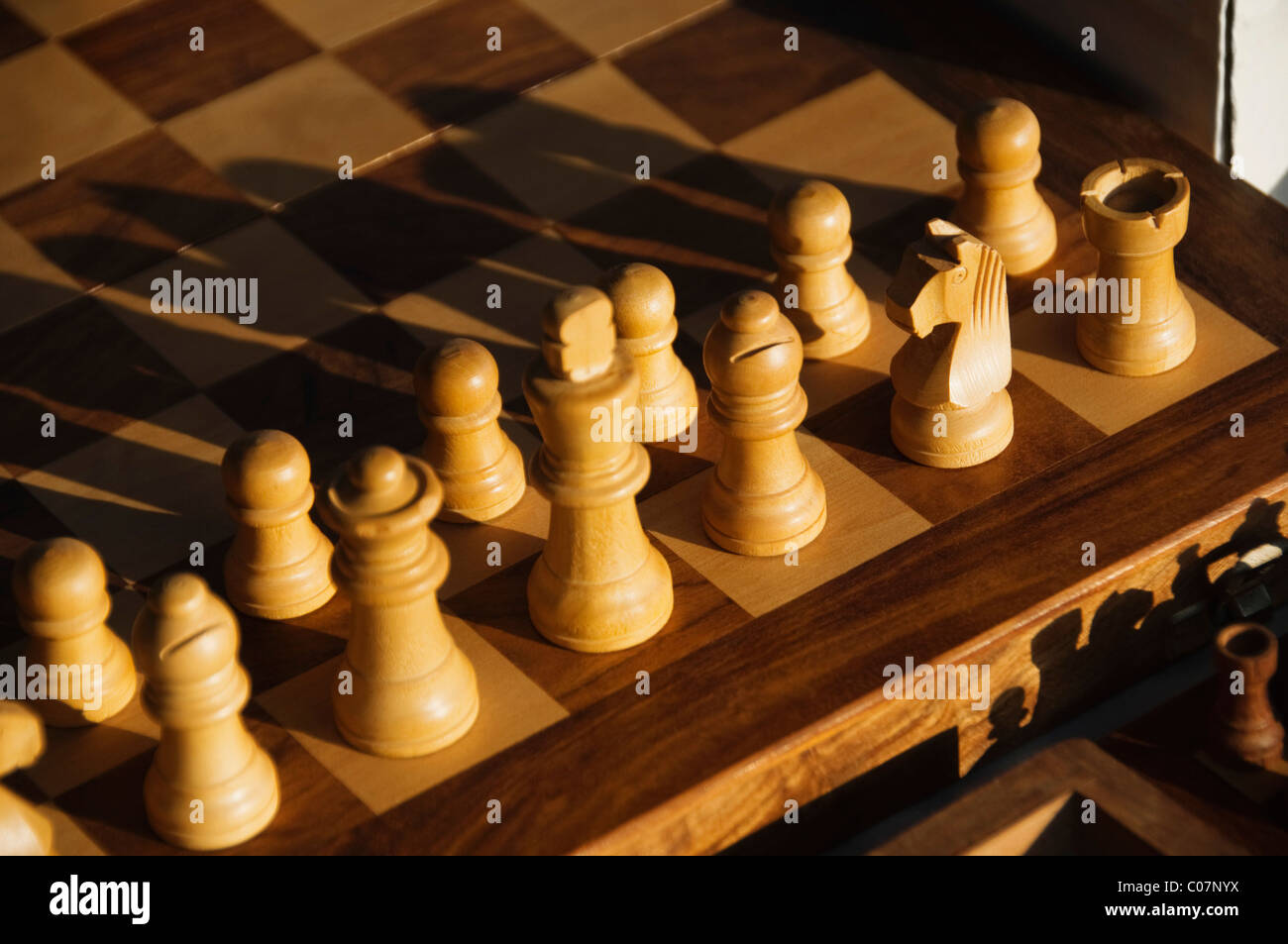 Chess pieces arranged on a chess board, Goa, India Stock Photo - Alamy