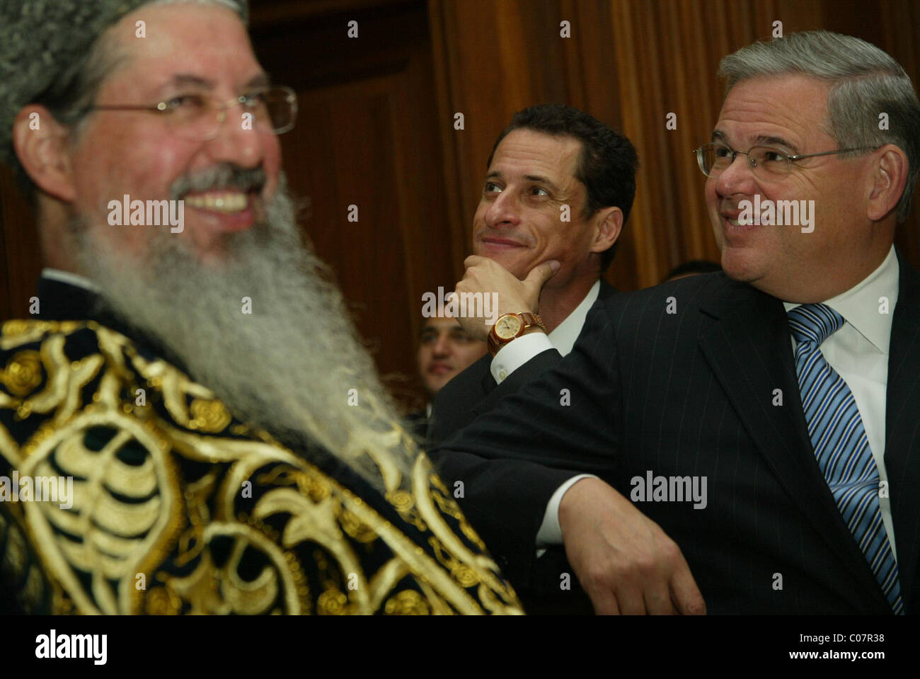 Chief Rabbi Yitzchak Yehoshua, Congressman Andy Weiner and Congressman ...