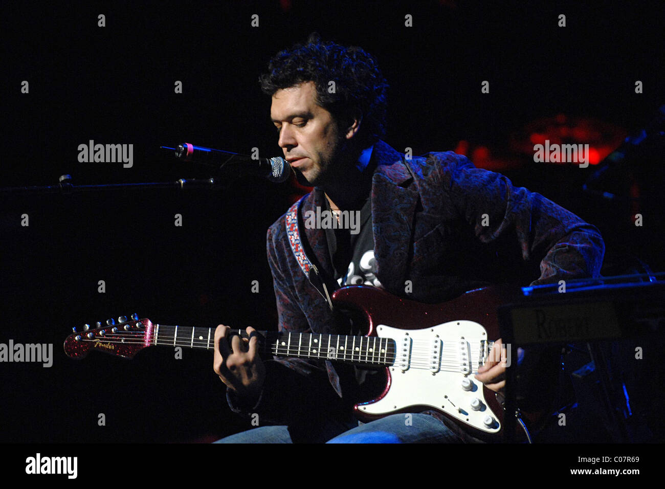 Doyle Bramhall II performing at the Jimi Hendrix Tribute Concert held ...