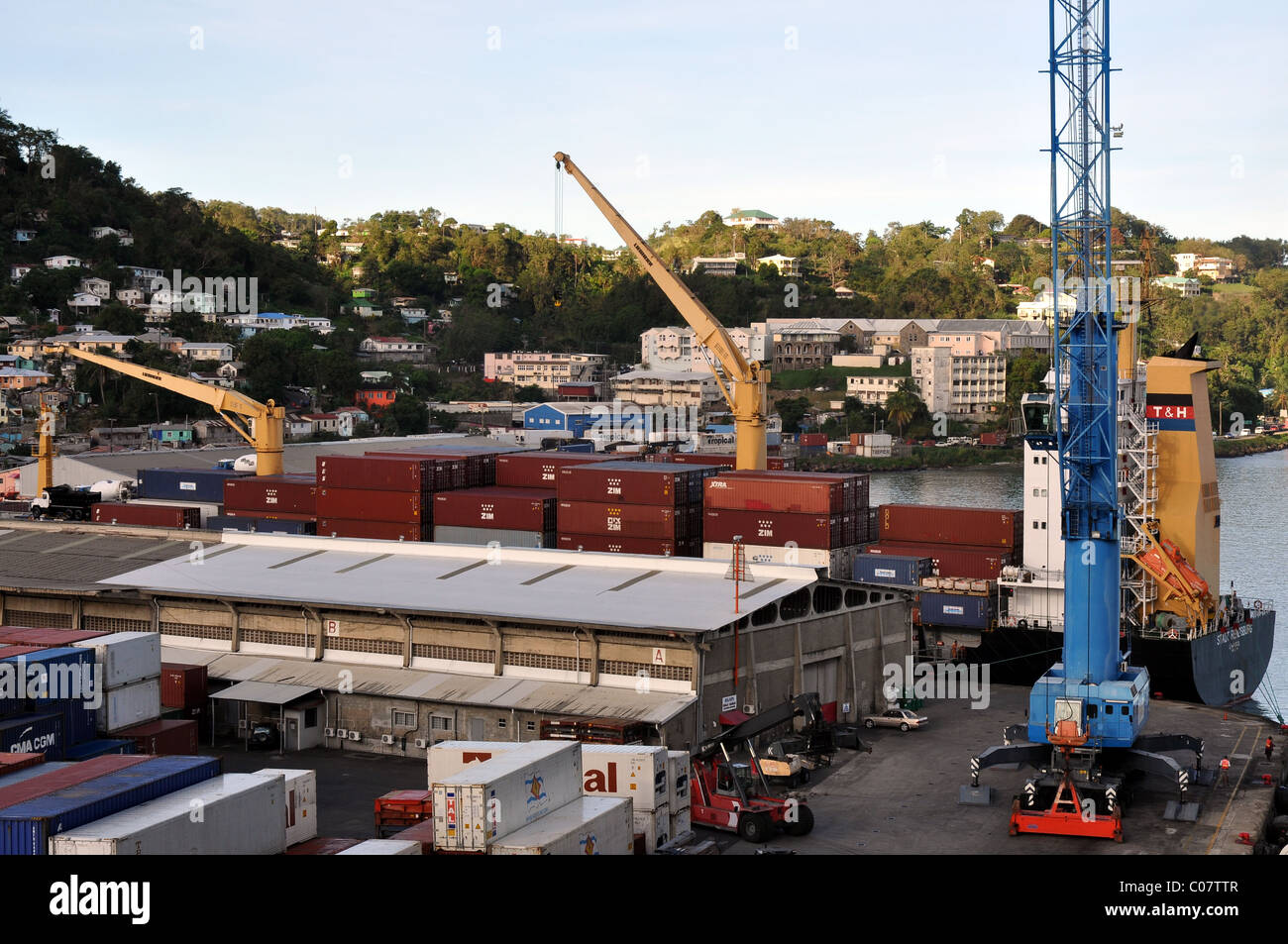 The Harbour at Castries St Lucia Caribbean Stock Photo - Alamy