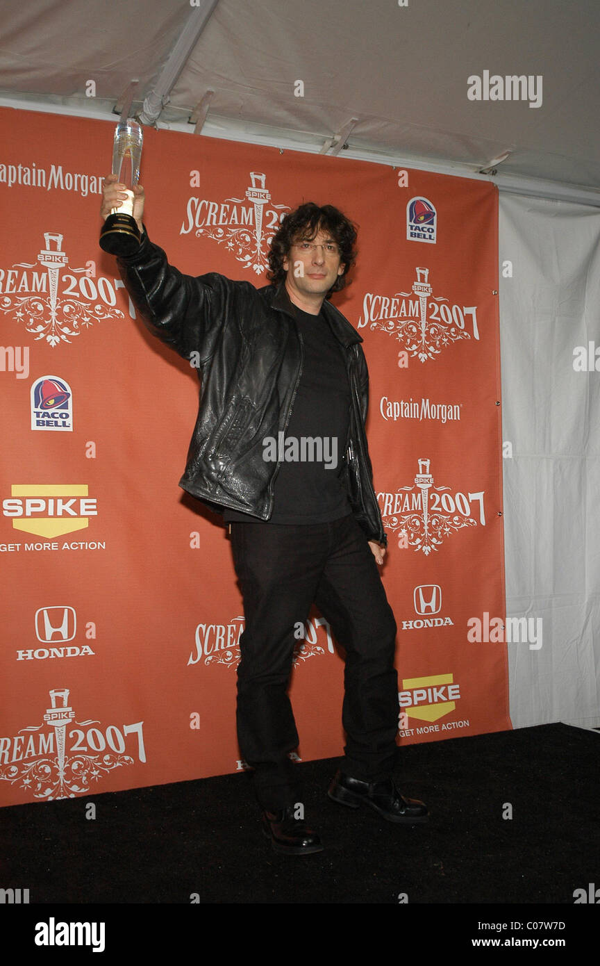 Neil Gaiman Spike TV presents the second annual 'Scream 2007' held at ...