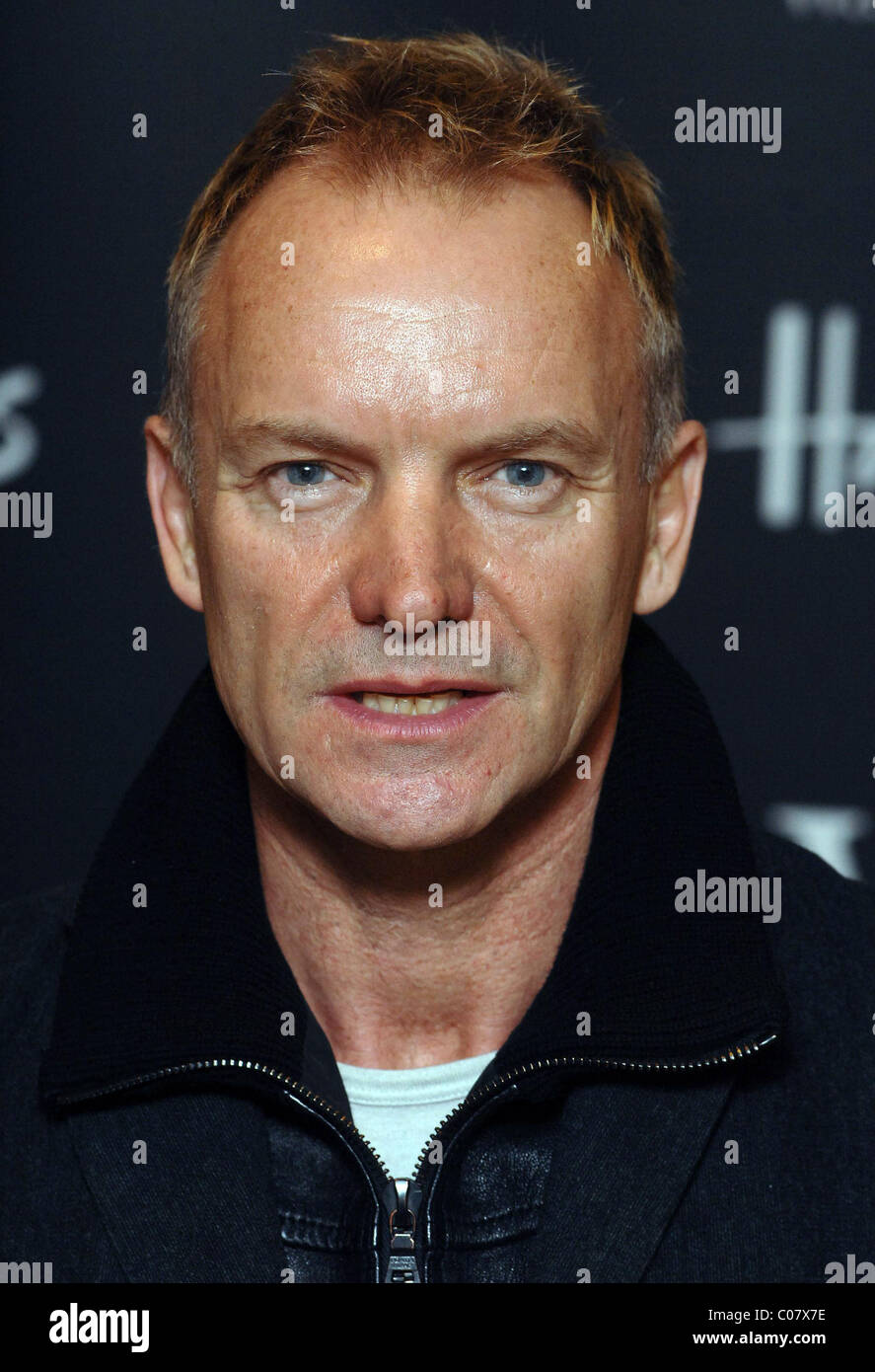 Sting Book signing of 'Lyrics' at Waterstone's Harrods London, England ...