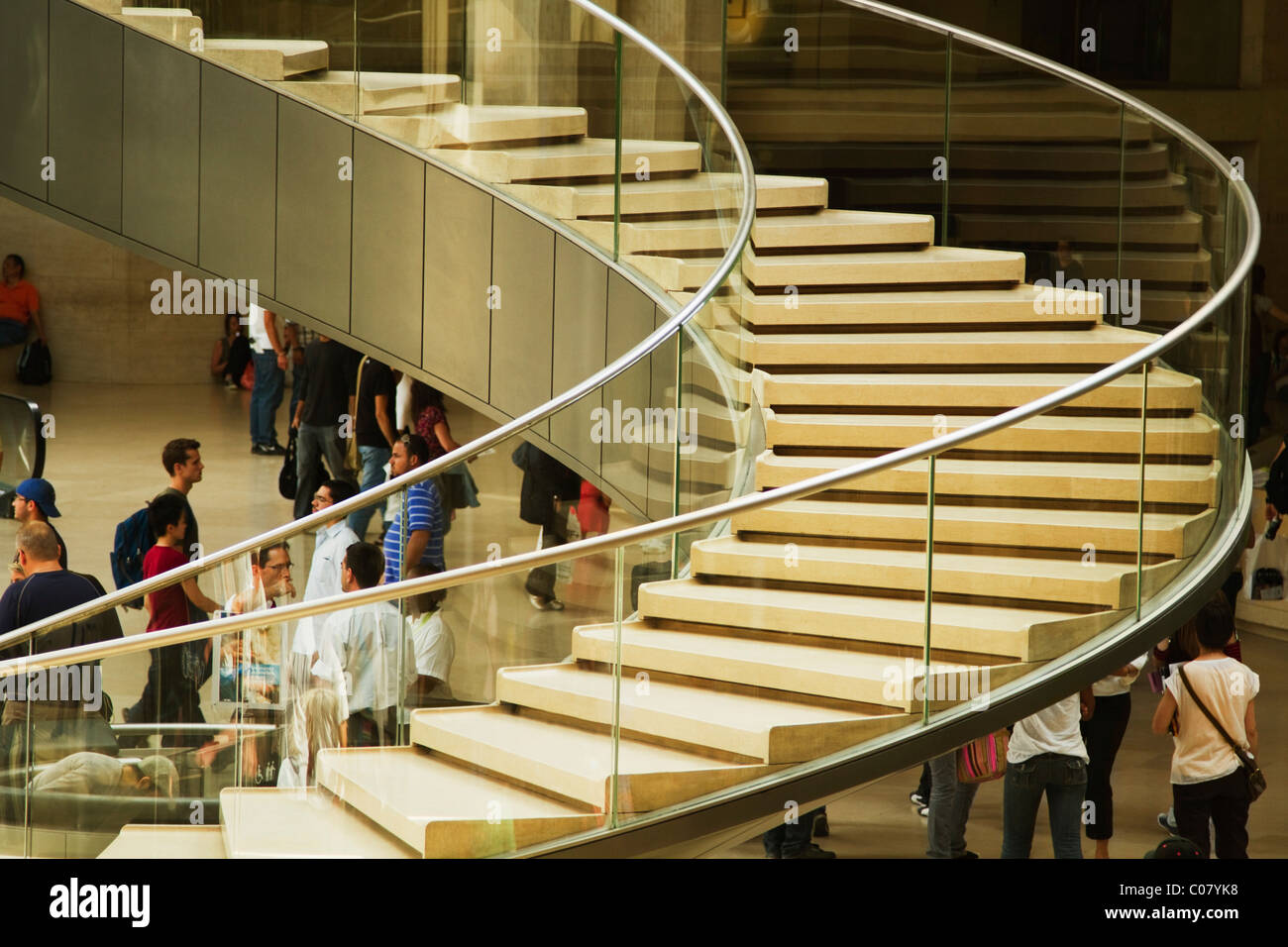 Lobby louvre museum paris france hi-res stock photography and images ...