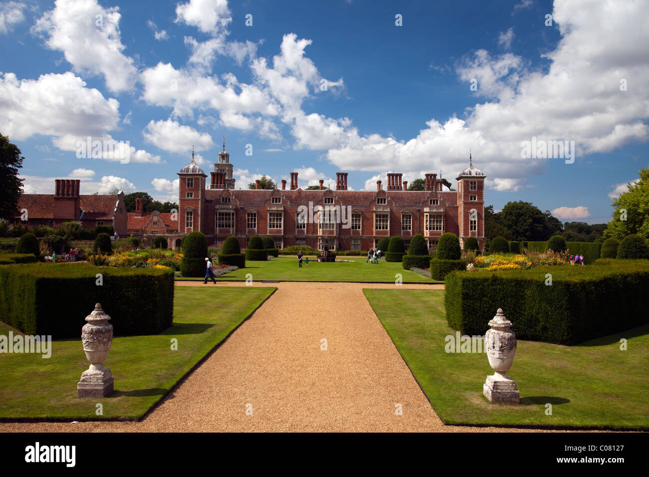 Blickling Hall in the Norfolk countryside East Anglia England Stock ...