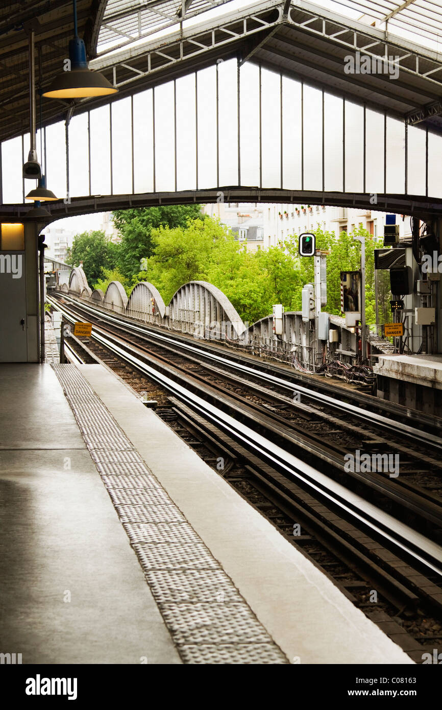 Railroad station, Paris, France Stock Photo - Alamy