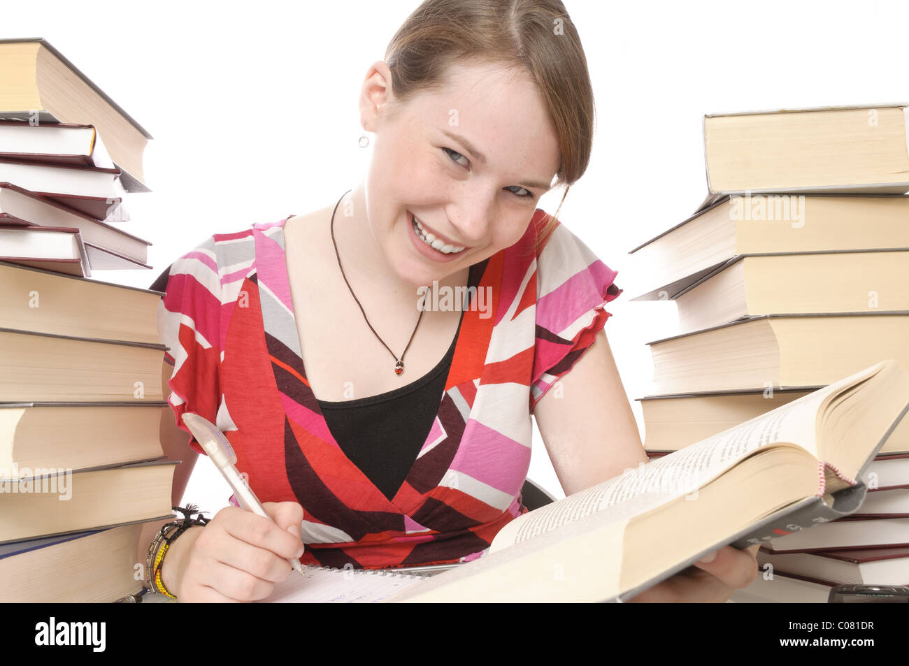 Teenage love of learning Stock Photo - Alamy