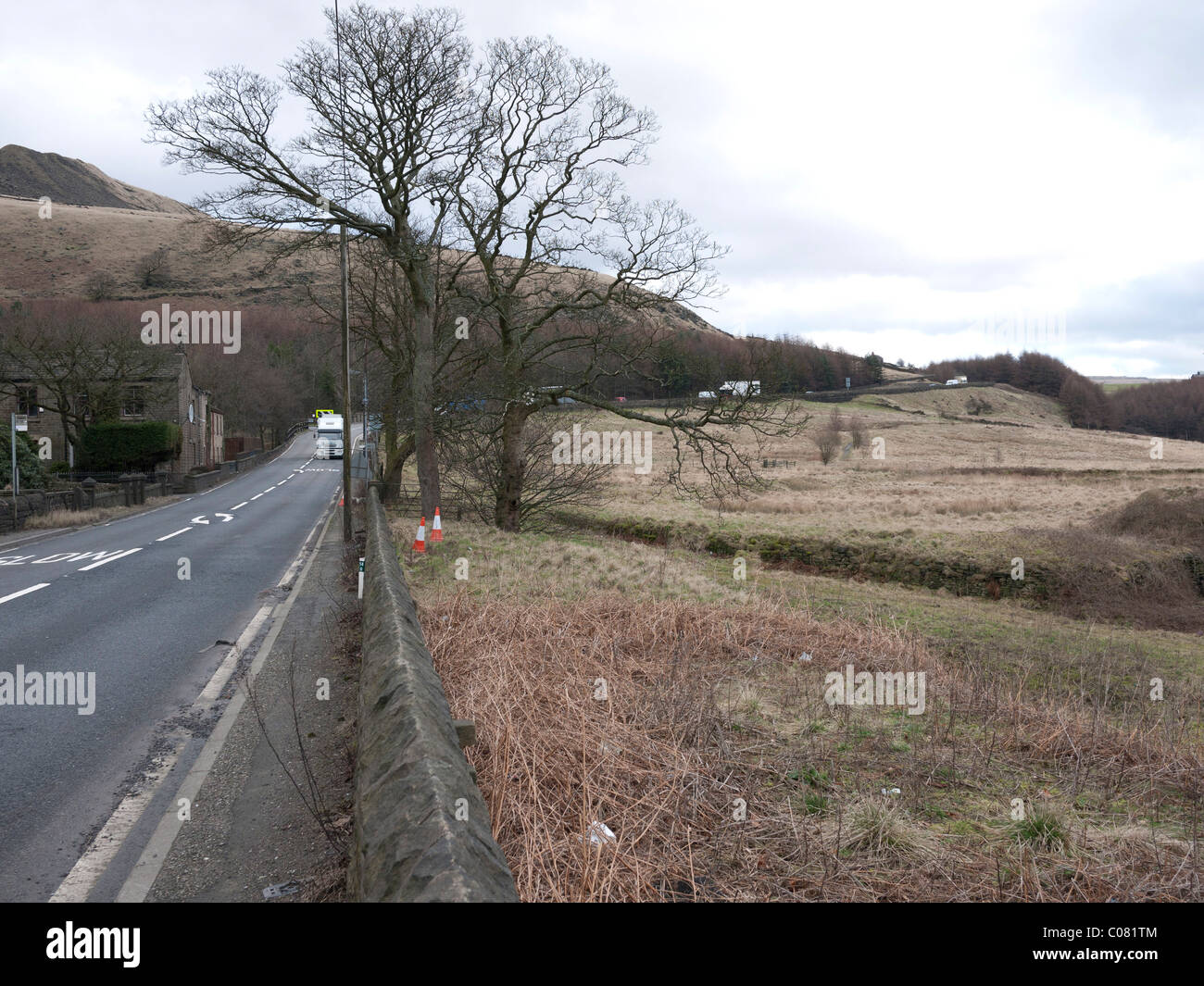 The A628 near Crowden-In-Longdendale, Glossop, Derbyshire, England,UK ...