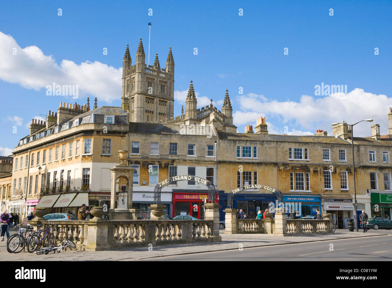 Terrace walk bog island bath hi-res stock photography and images - Alamy
