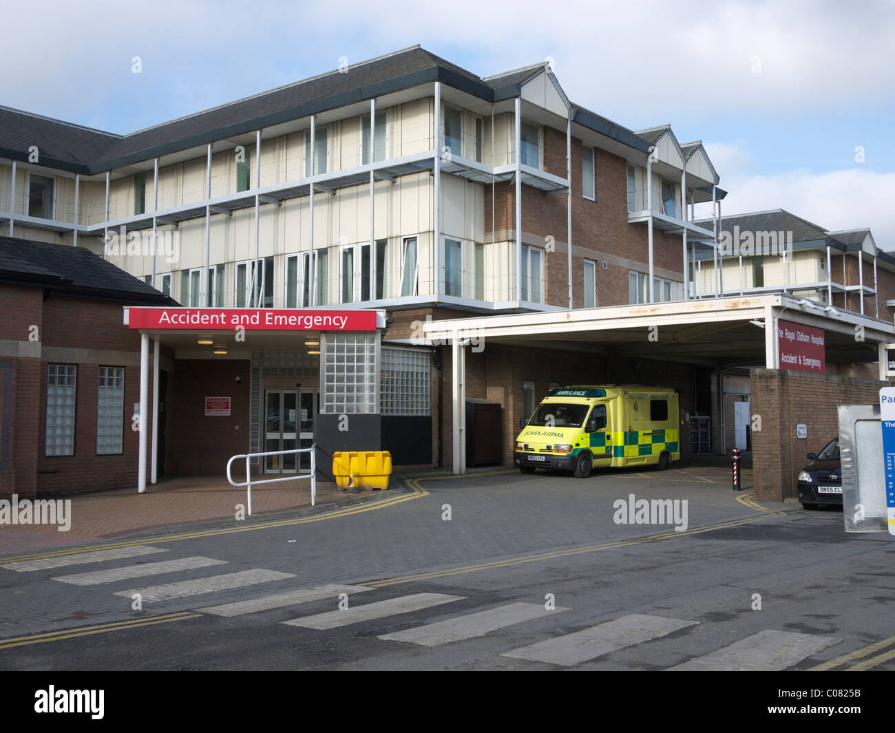 The Royal Oldham Hospital accident and emergency. Oldham,Lancashire ...