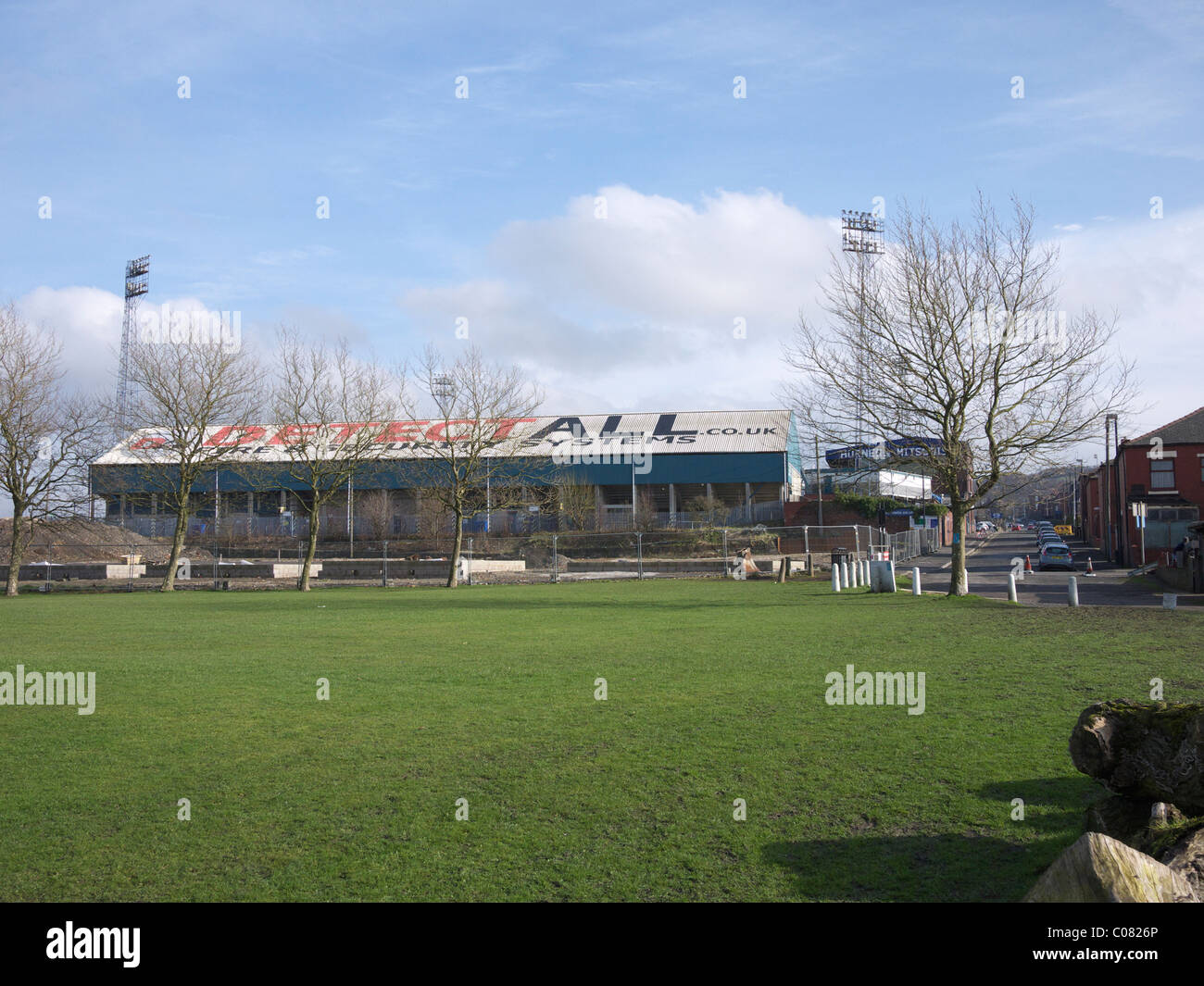 Oldham Athletic Football ground, Oldham, England, UK Stock Photo - Alamy